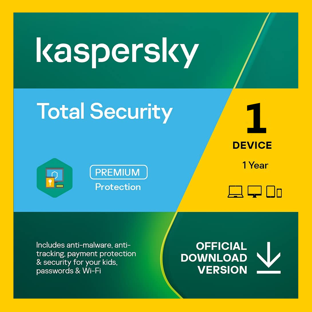 Kaspersky Total Security 1 Year 1 Device License Key (No Box) | Shopee ...