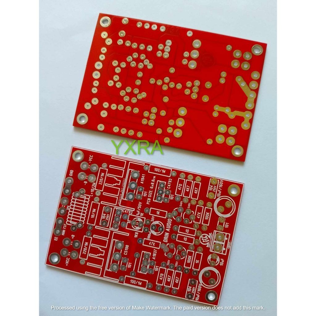 MINI 737 PCB ONLY DRIVER POWER AMPLIFIER KIT 80VAC (DRIN AUDIO ...