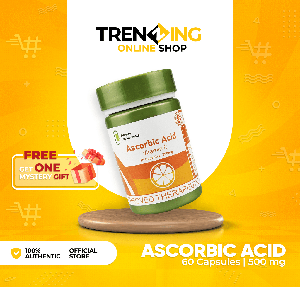 Simplee Ascorbic Acid/Vitamin C Capsule Supplement | Shopee Philippines