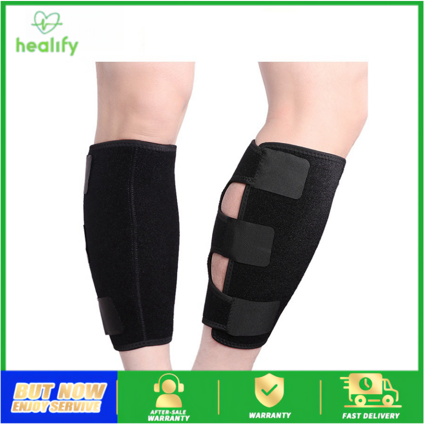 Leg Guards Calf Compression Brace Shin Splint Sleeve Support Lower Leg ...