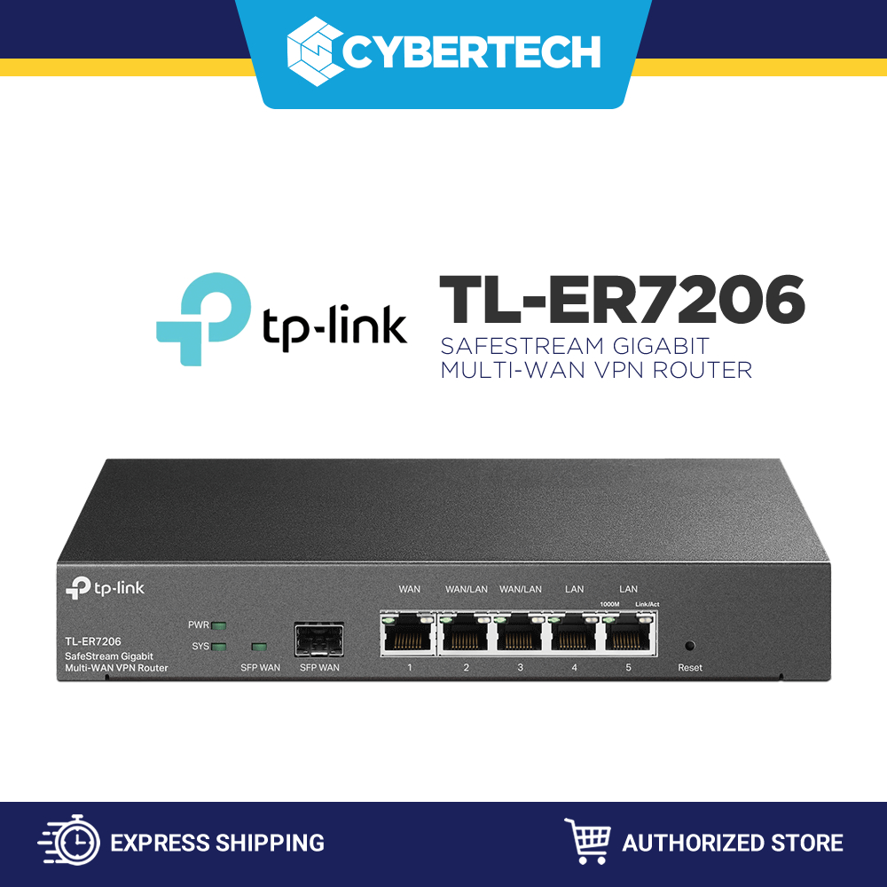 Cybertech TP-Link ER7206 Omada Gigabit VPN Router | Shopee Philippines