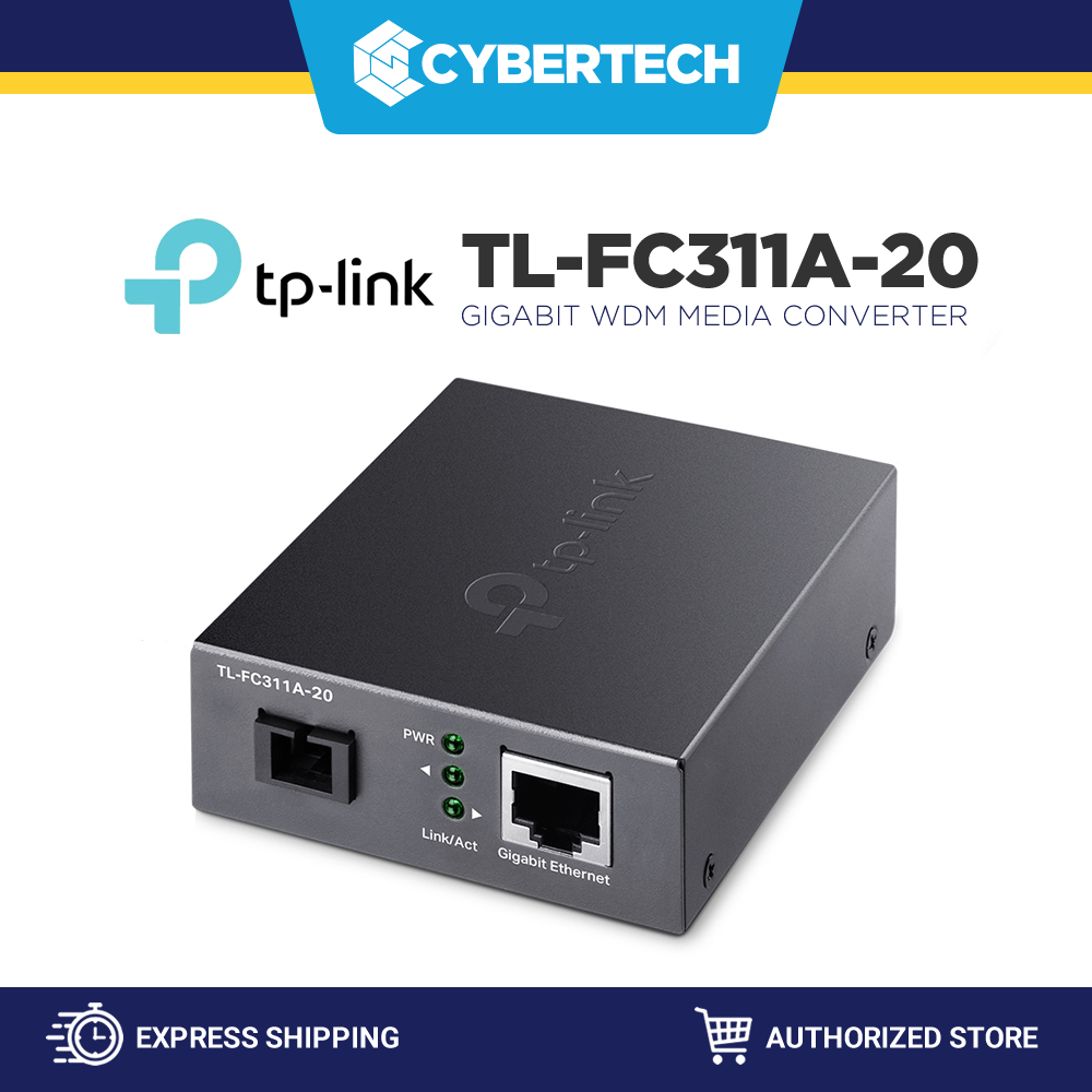 Cybertech TP-Link TL-FC311A-20 Gigabit WDM Media Converter | Shopee ...