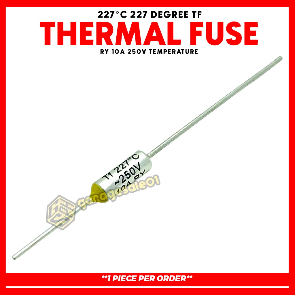 227°C 227 Degree TF Thermal Fuse RY 10A 250V Temperature | Shopee ...