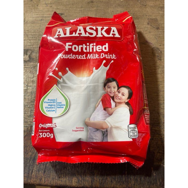 Alaska Fortified Powdered Milk Drink 300 grams | Shopee Philippines