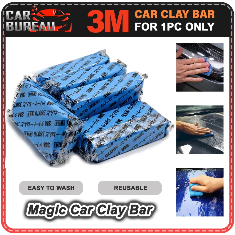 3M 38070 Magic Clay Bar Car Vehicle Clean Detailing Remover - 1PC ONLY ...