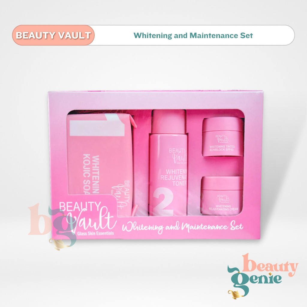 BEAUTY VAULT Whitening and Maintenance Set | Skincare Facial Set ...