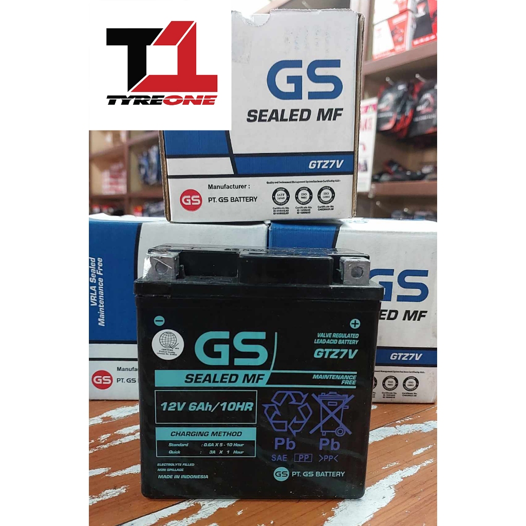 GS BATTERY GTZ7V (7V) | Shopee Philippines