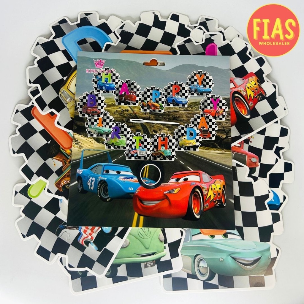 Cars Happy Birthday Banner | Shopee Philippines