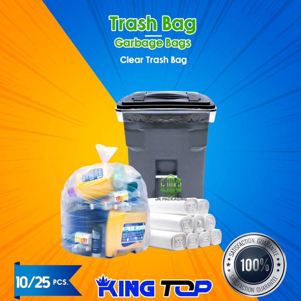 Clear Recycling Bag , Garbage Bag , Clear yrash Bags | Shopee Philippines