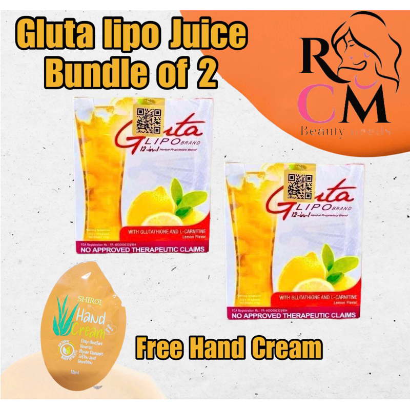 AUTHENTIC Gluta Lipo Juice (Bundle of 2) SLIMMING AND WHITENING ...