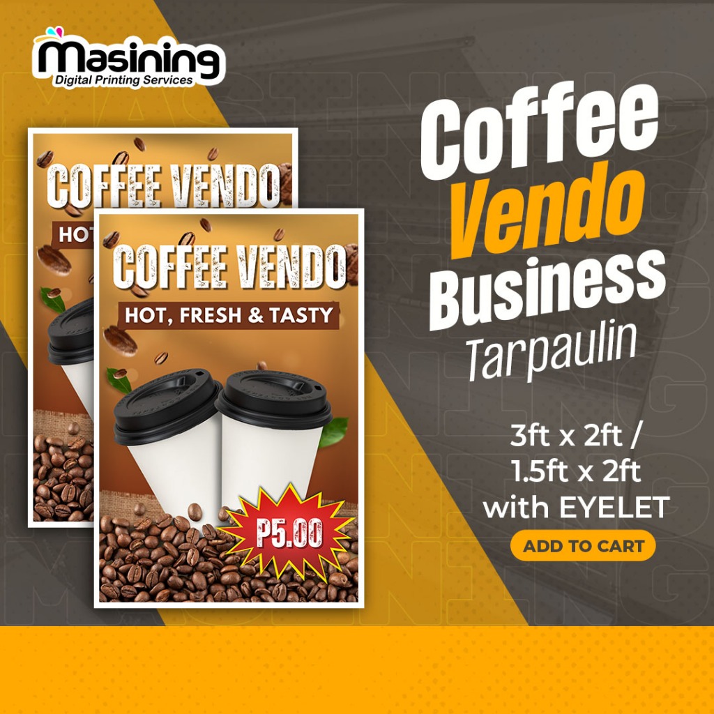 Coffee Vendo Business Tarpaulin | Shopee Philippines