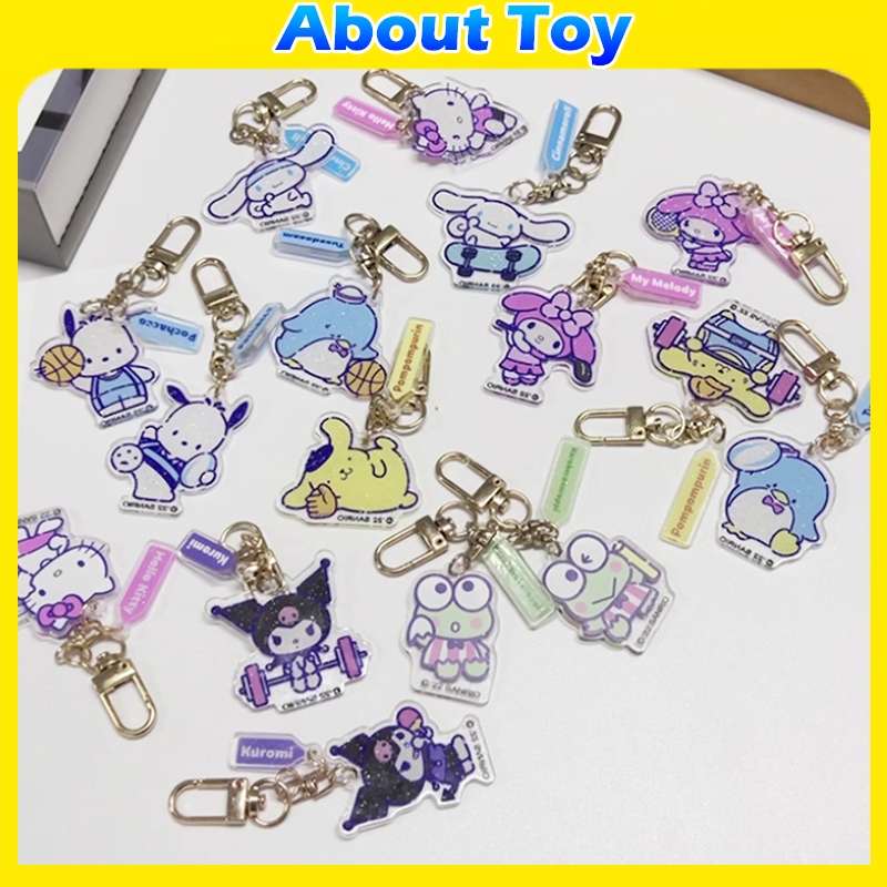 ABOUT Sanrio Acrylic Keychain Creative Sanrio Animal Cartoon Cute ...