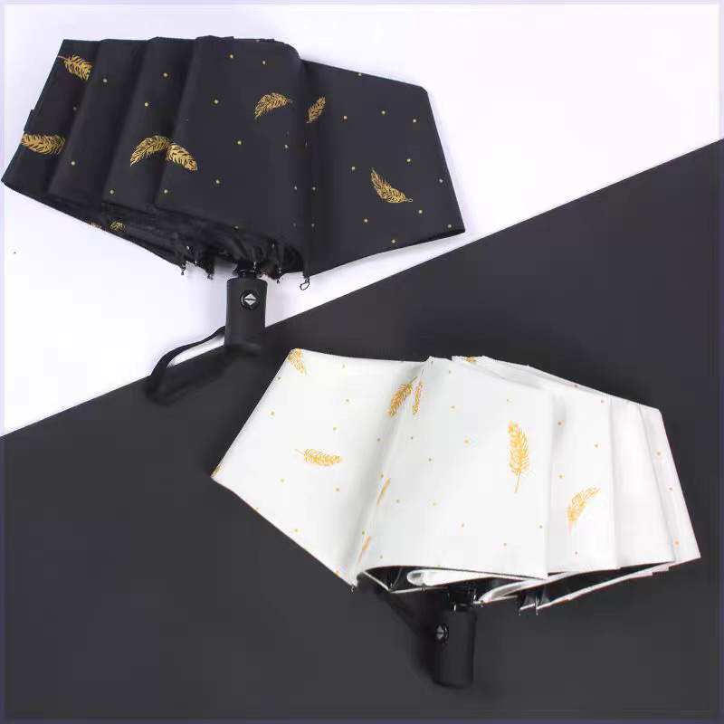 UMBRELLA AUTOMATIC FOLDED FEATHER | Shopee Philippines