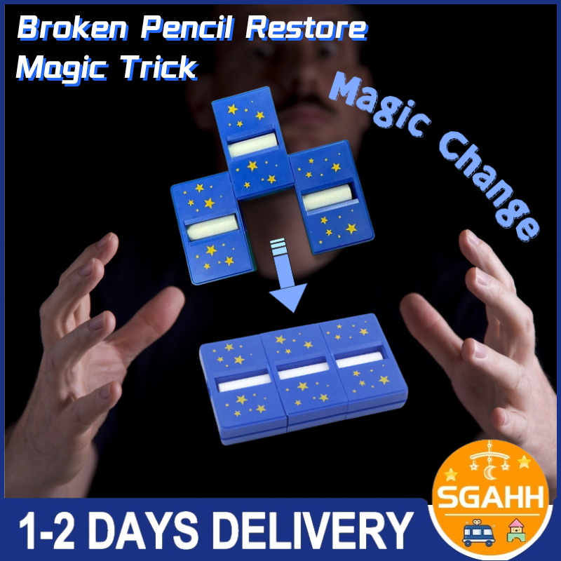 Broken Pencil Restore Magic Prop Trick Toys for Kids Pencil To Be ...