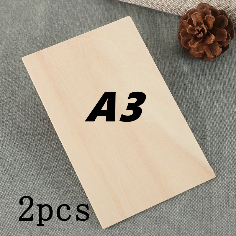 5pcs 2mm A4 DIY Balsa Wood Sheets 2pcs 5mm A3 Basswood Sheets For ...
