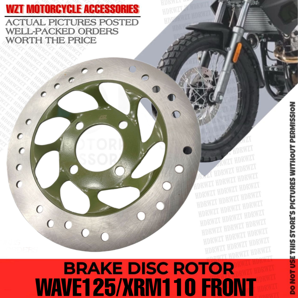 CSL Honda Xrm110 / Wave 125 ( Front ) Stainless Steel Brake Rotor Disc ...