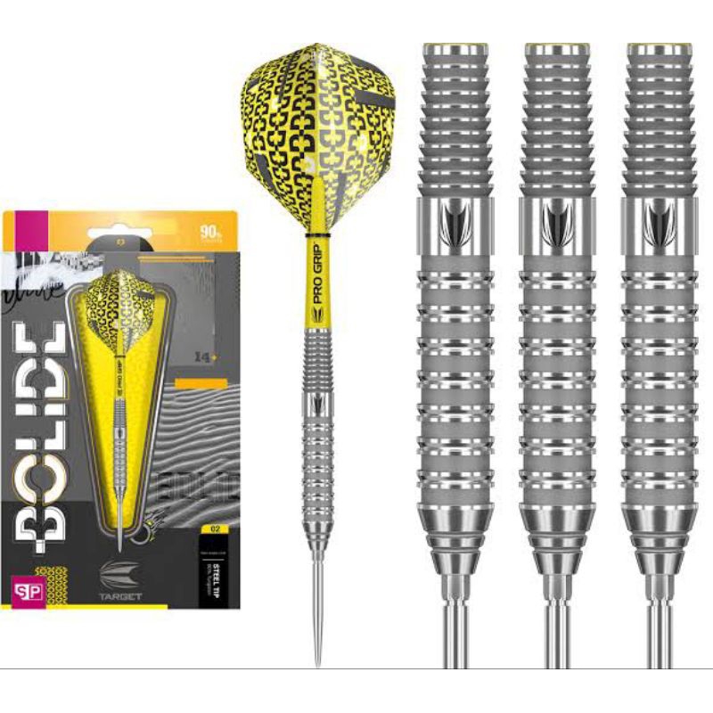 TARGET BOLIDE 02 [21G][23G] 90% TUNGSTEN SWISS STEEL TIP DARTS | Shopee ...