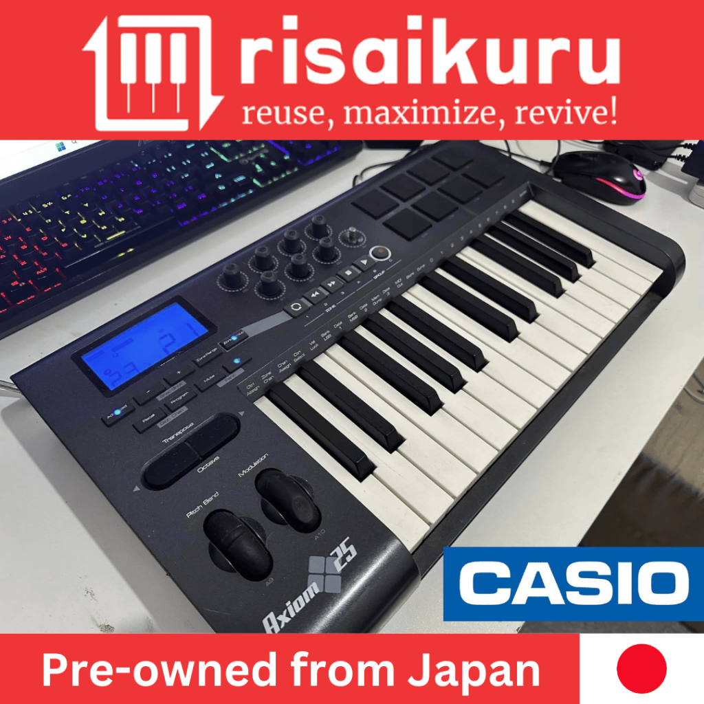 M-Audio Axiom 25 Advanced 25-Key Semi-Weighted USB MIDI Controller ...