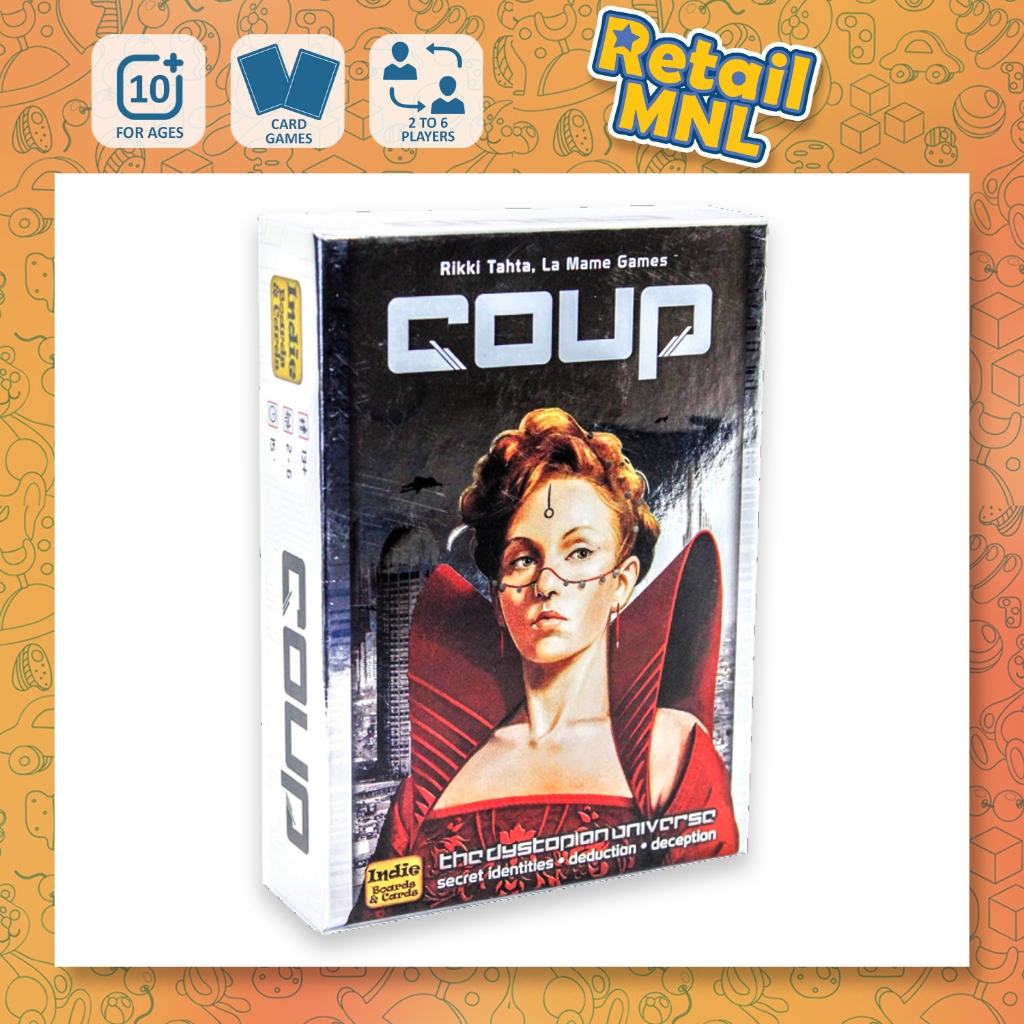 Retailmnl Coup Card Game (The Dystopian Universe) High Quality English ...