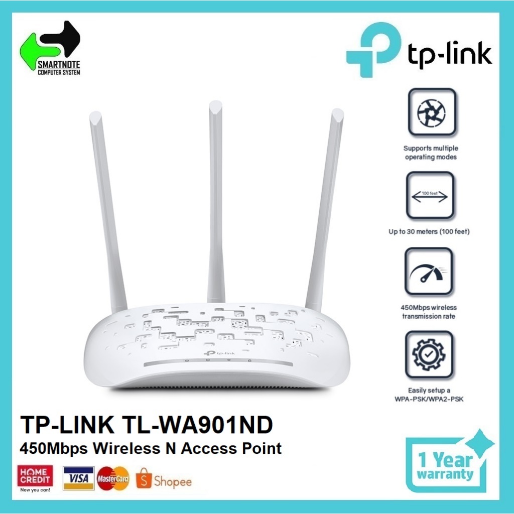 TP-LINK TL-WA901ND 450Mbps Wireless N Access Point | Shopee Philippines