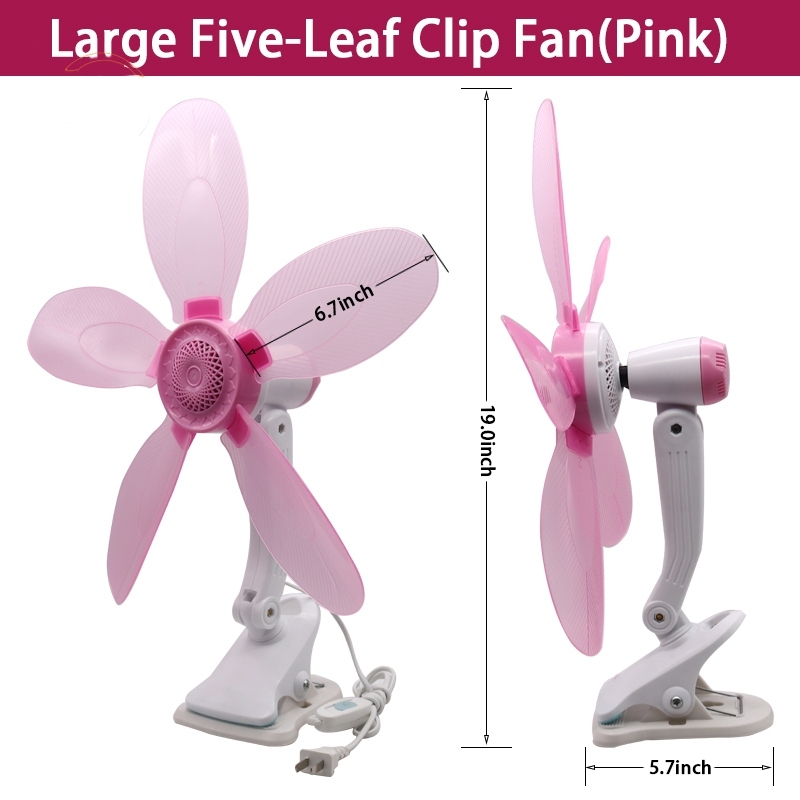 Stand Fan Electric Fan Standard 5 Blades Shake Head Stand Fan Foldable ...