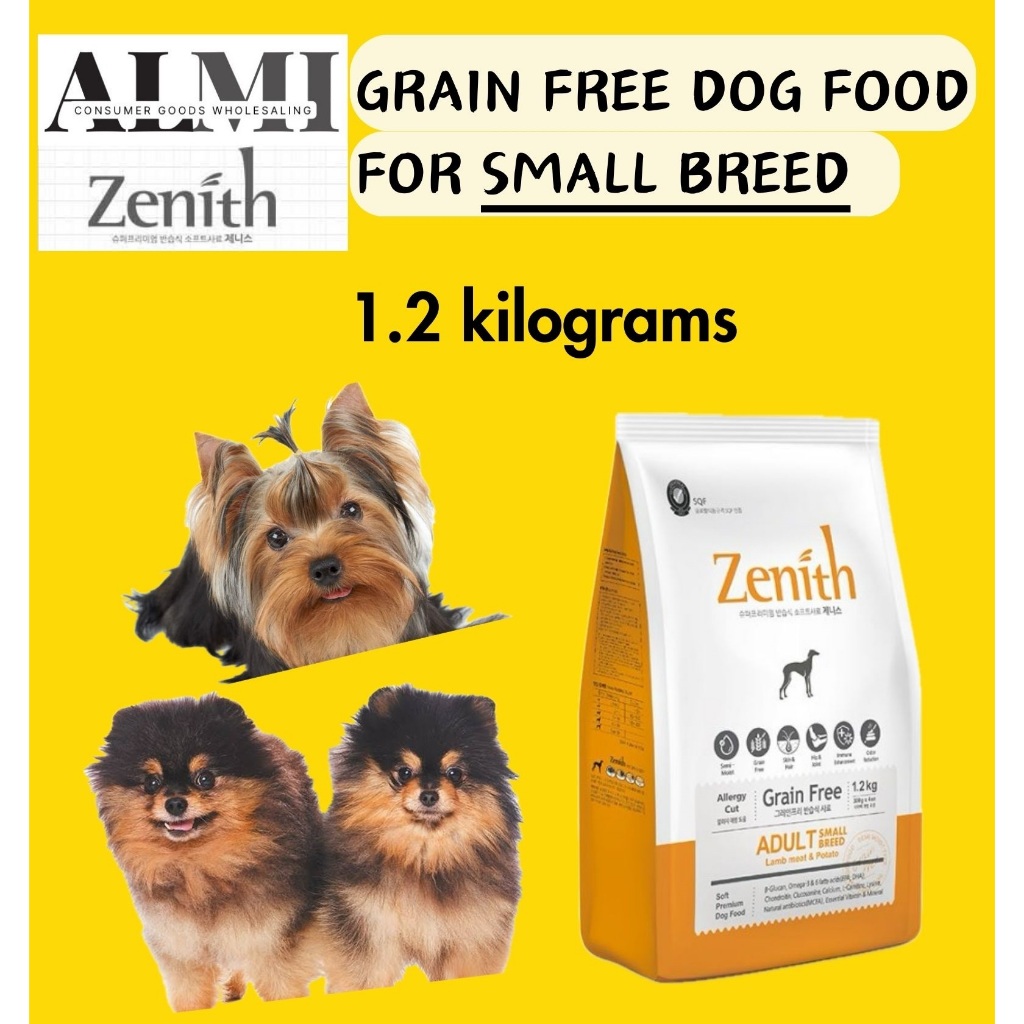 Zenith Grain-Free Soft Moist Dog Food Lamb Meat & Potato (Small Breed ...