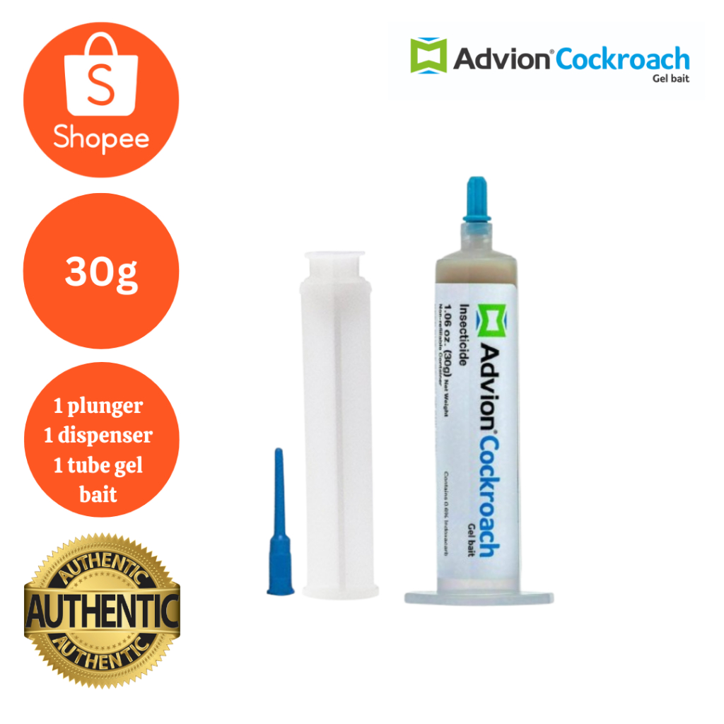 ADVION SYNGENTA COCKROACH KILLER GEL BAIT 30g COMPLETE SET | Shopee ...