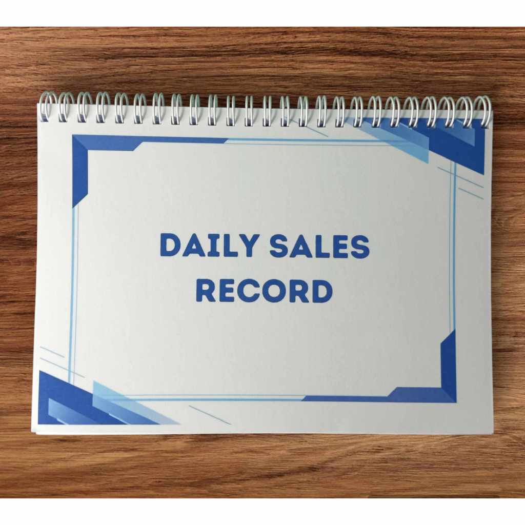 Daily Sales Record Notebook 120 pages / 60 leaves | Shopee Philippines