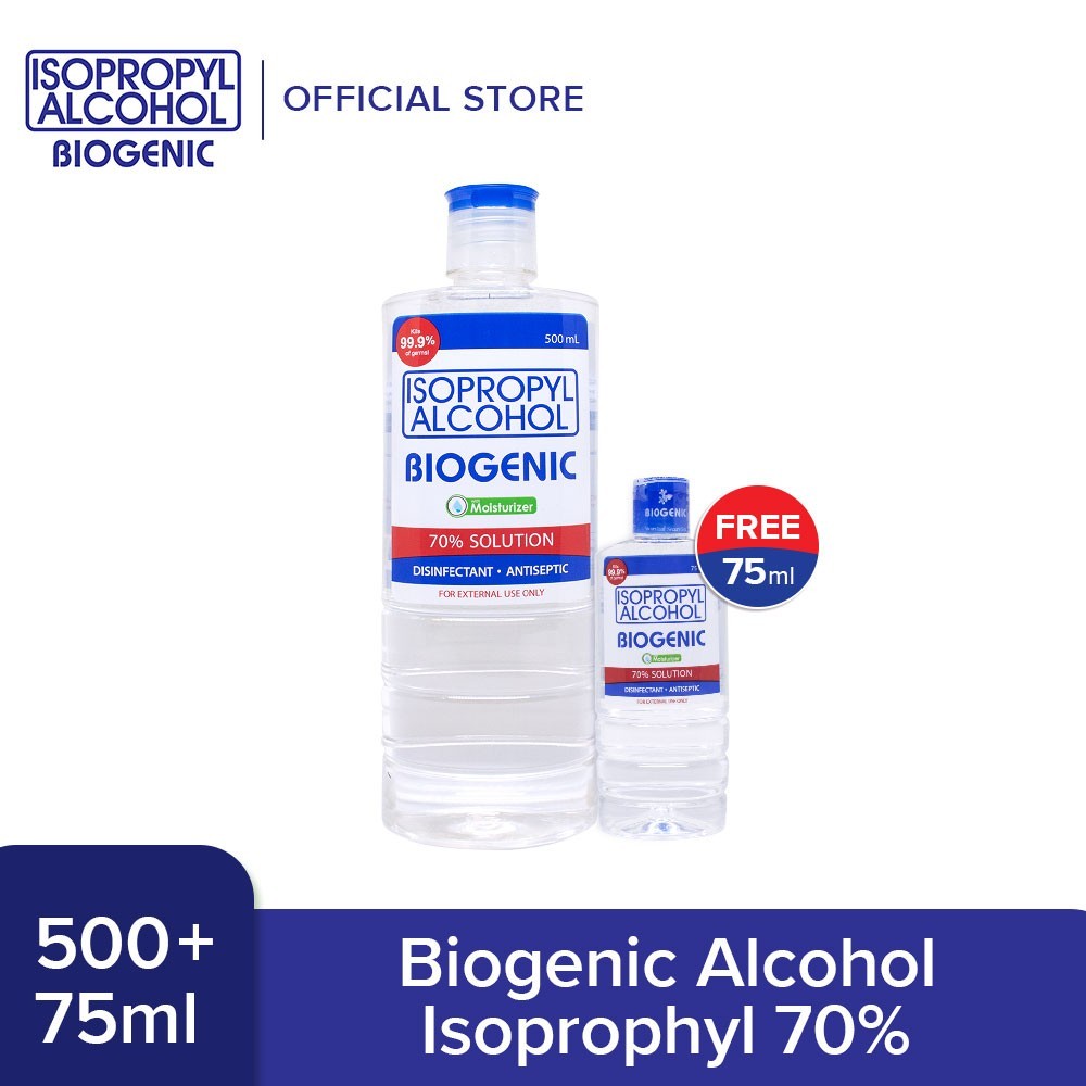 Biogenic 500ml Isoprophyl Free 1pc Biogenic alcohol 75ml ( Hard Bundle ...