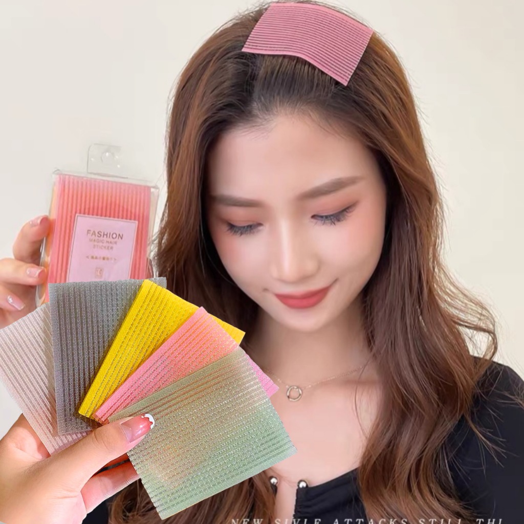 Bangs magic paste posts hair sticker clip magic tape | Shopee Philippines