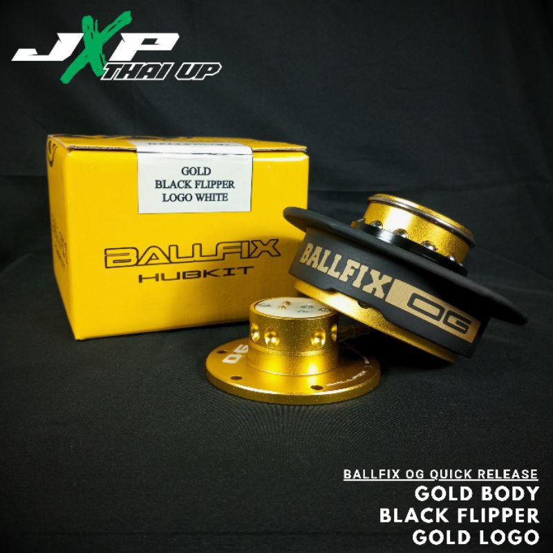 Black Gold Ballfix OG Car Steering Wheel Quick Release Elevo Thailand ...