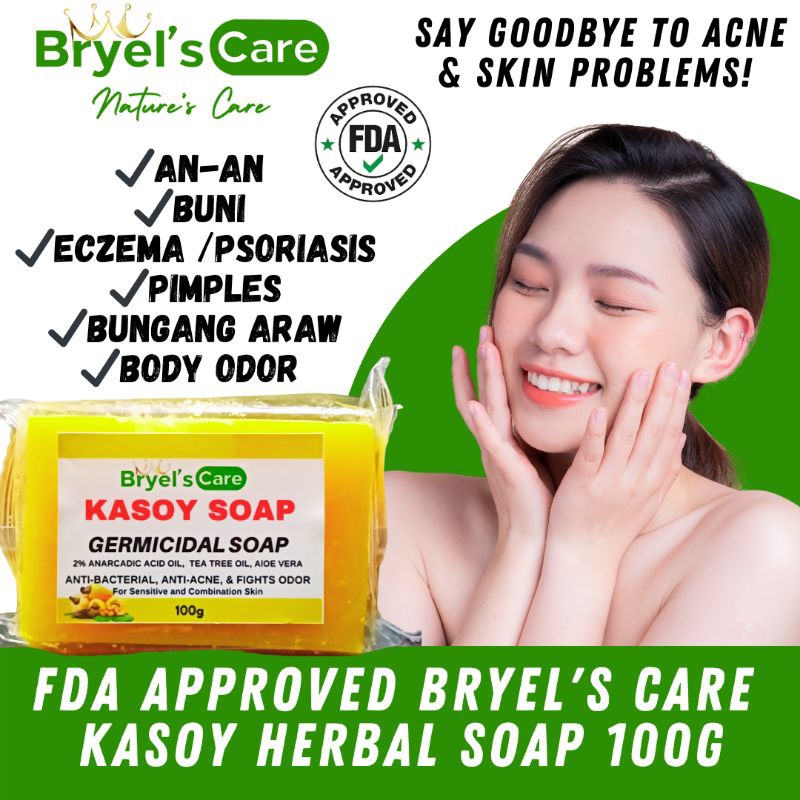 Bryel's Care™️ Kasoy Soap 100g Tea Tree for Skin Problem An an Buni ...