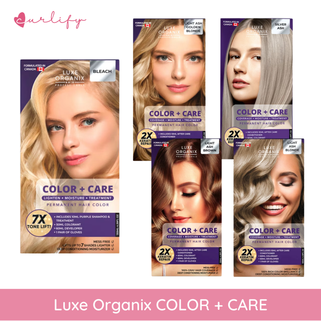 Luxe Organix Color + Care Bleach Light and Ash Colors | Shopee Philippines
