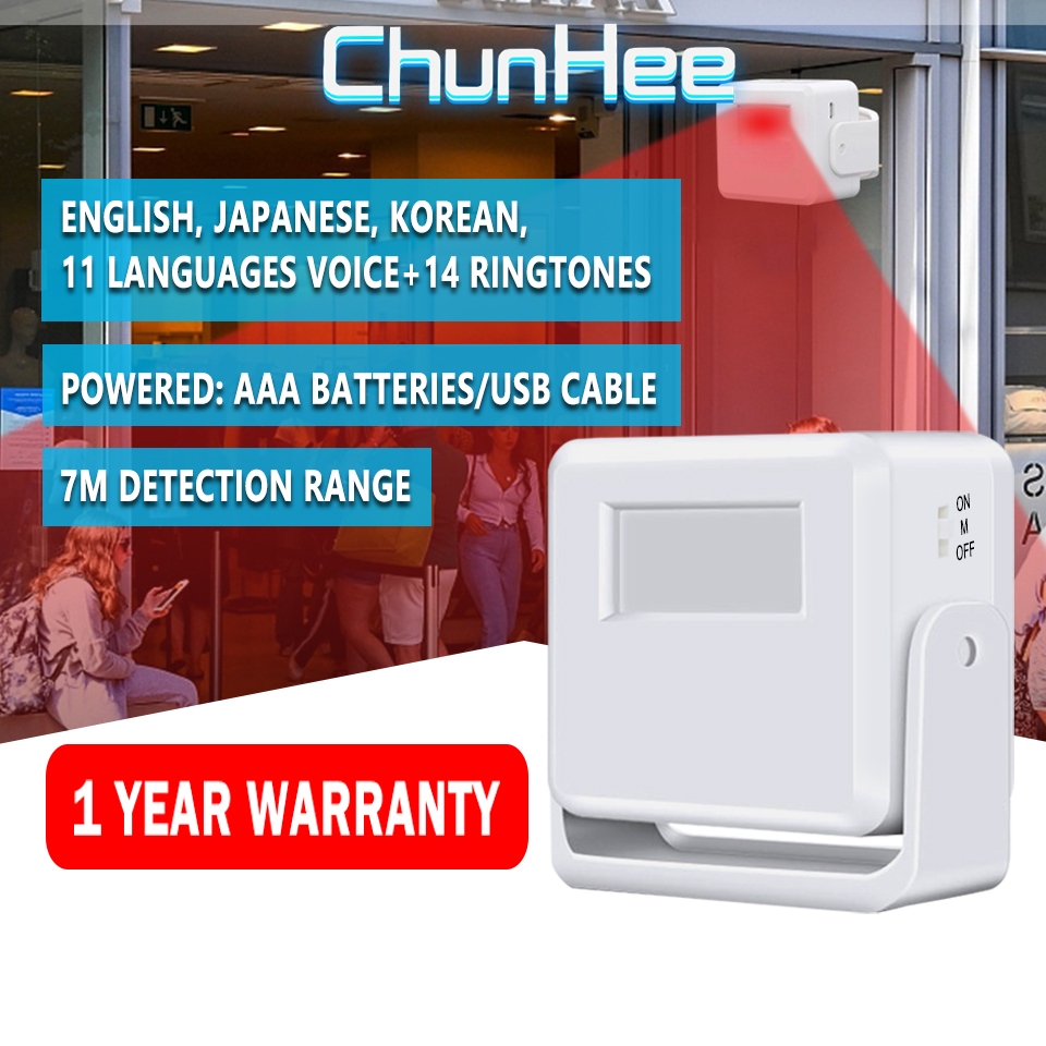 Daytech Hello Welcome Sensing Chime Doorbell | Shopee Philippines