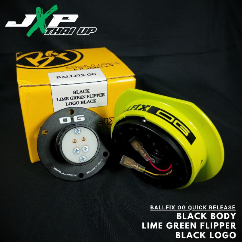Ballfix OG Steering Wheel Quick Release Lime Green Elevo Thailand ...