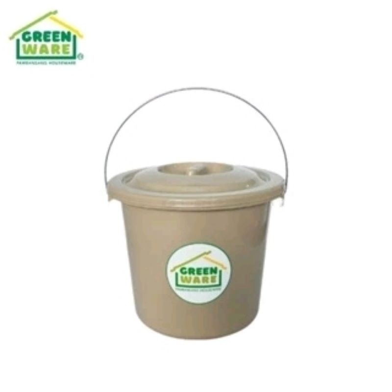 Greenware Pail w/ Cover Arinola Chamber Pot 1.5 GALLON Class B HW-1012 ...