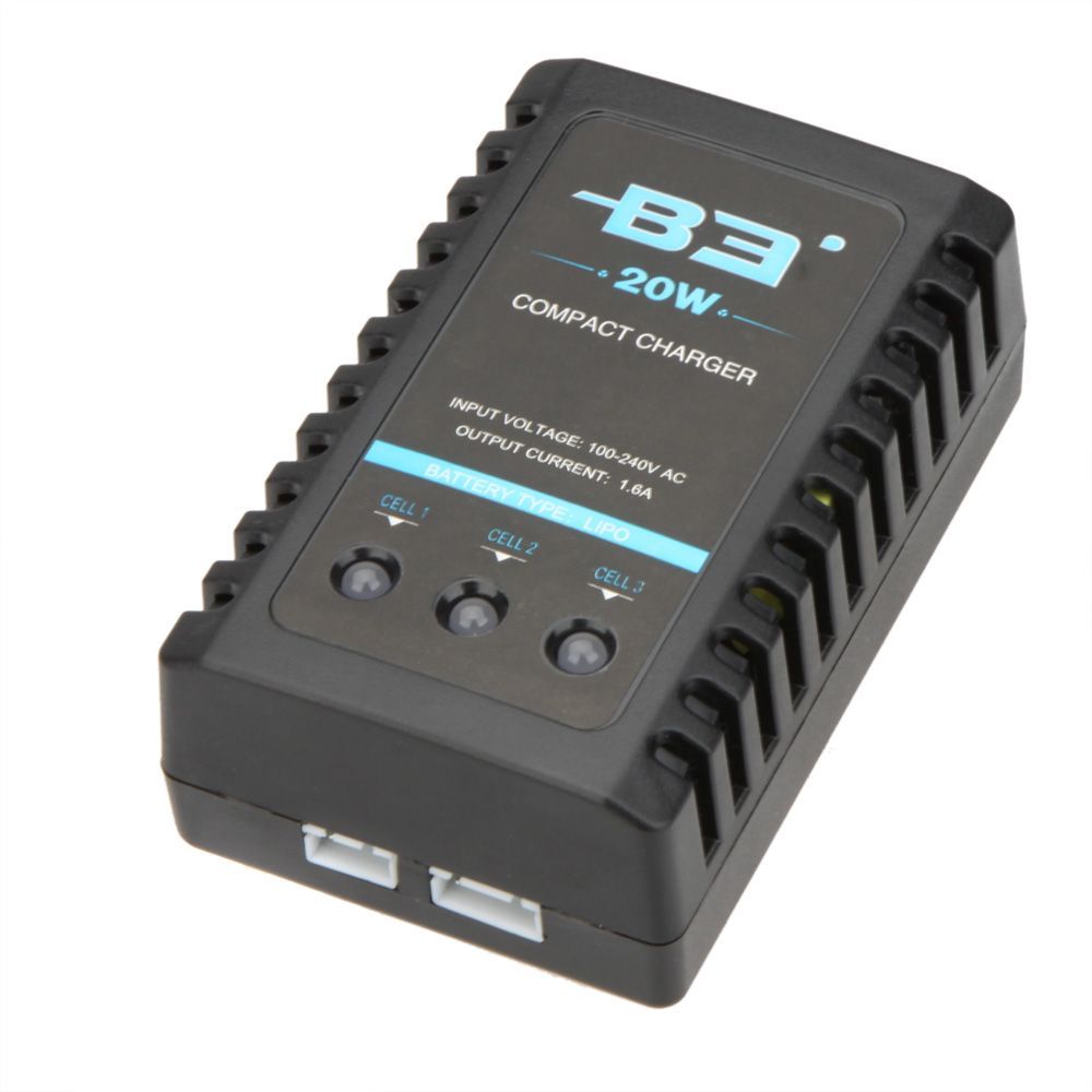 IMaxRC B3 Balance Compact Charger 20 Watts for 2S-3S Lipo Battery ...