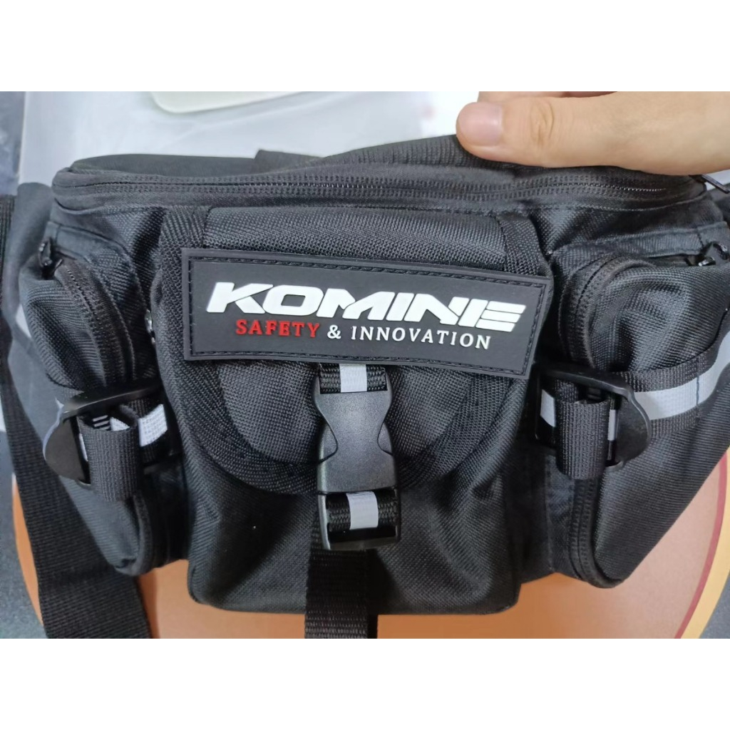Komine Belt Bag black Waist Bag Waterproof TaiChi Backpack Motorcycle Bag | Shopee Philippines
