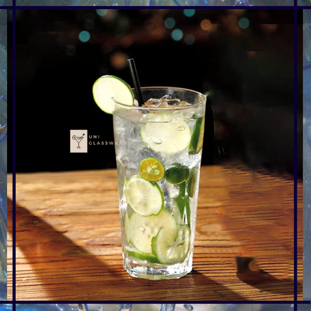 UNIGLASSWARE [6PCS] 380ML Beverages Glass Transparent Cuo/Drinkware ...