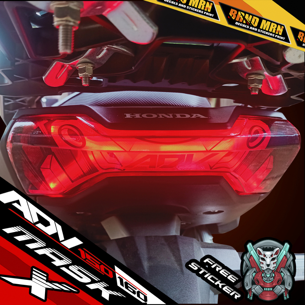 HONDA ADV 160/150 TAIL LIGHT STICKER TINT PROTECTOR XSERIES DESIGN ...