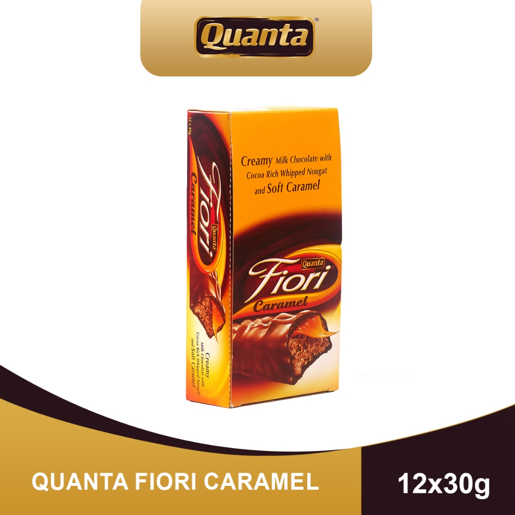 Quanta Fiori Creamy Milk Chocolate with Cocoa Rich Whipped Nougat and ...