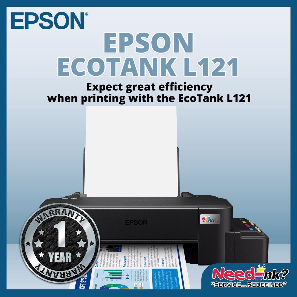 Epson EcoTank L121 A4 Ink Tank Printer | Shopee Philippines