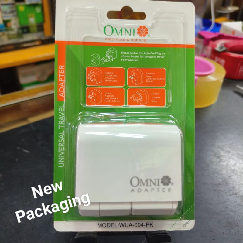 Omni Universal Travel Adapter Set WUA-004-PK | Shopee Philippines