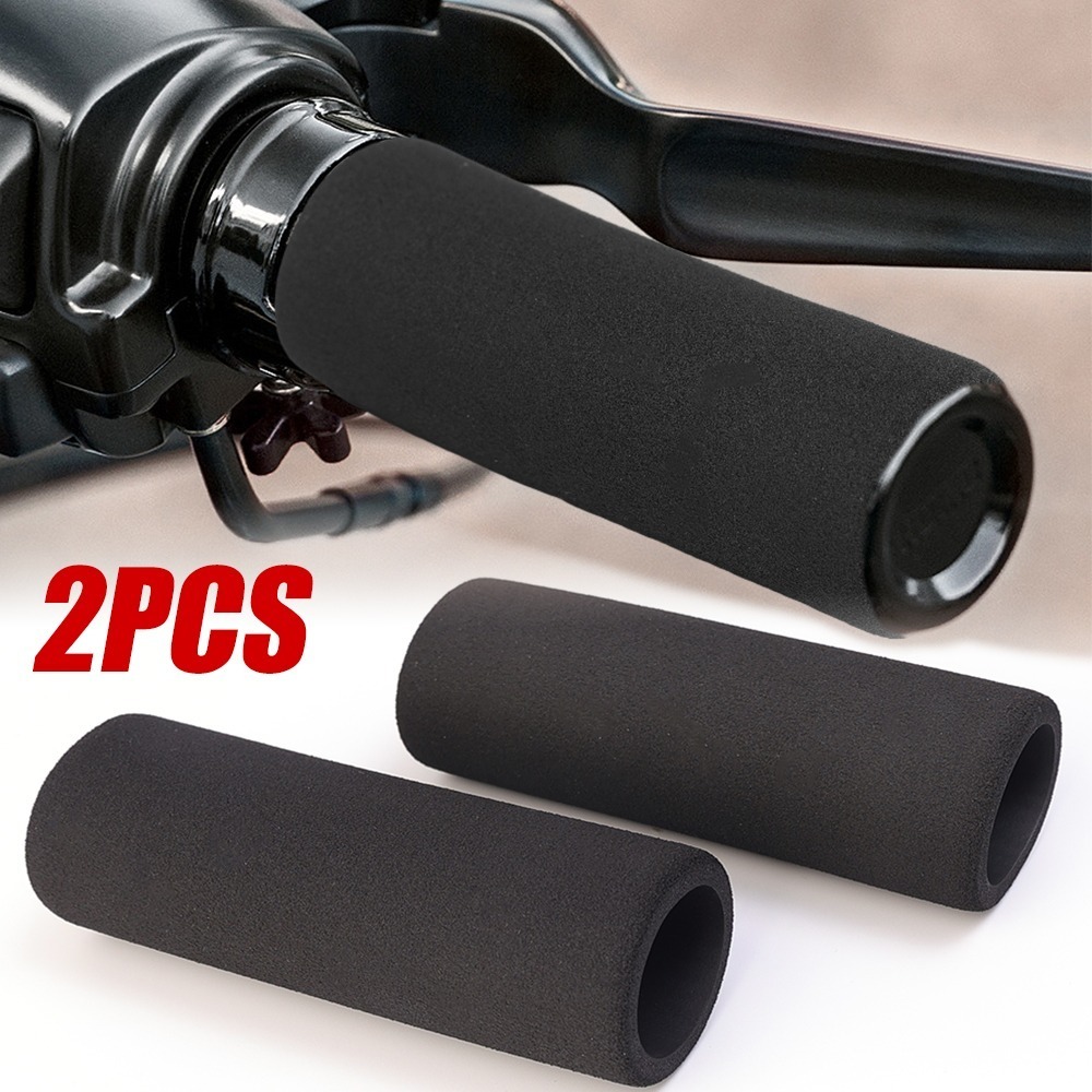 Universal Motorcycle Handlebar Grip Covers - Foam 2Pcs | Shopee Philippines