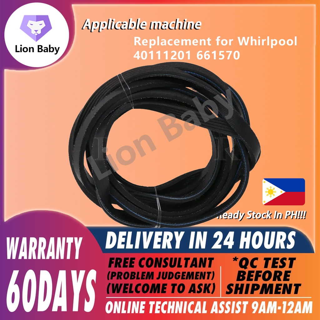 93.31" Dryer Drum Drive Belt Replacement for Whirlpool 40111201 661570 ...