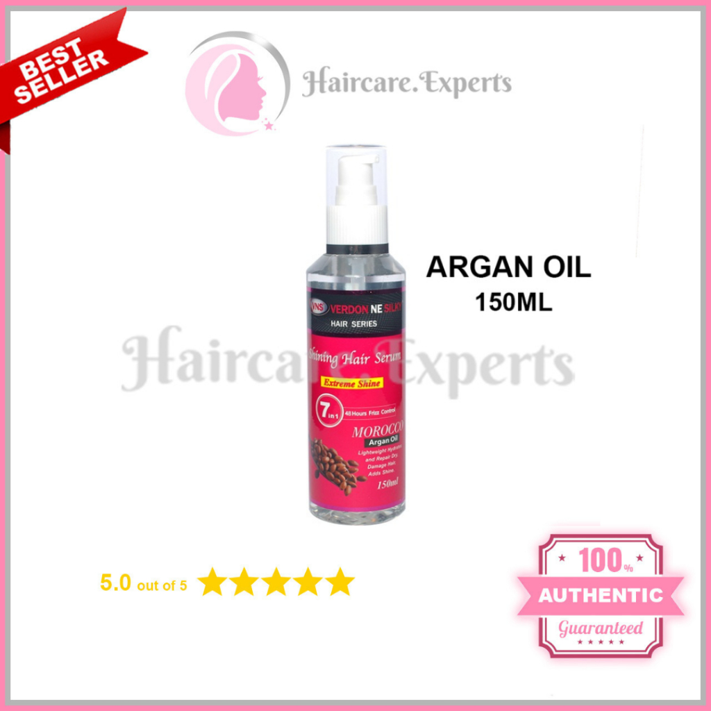 Verdon 7 in 1 Morocco Argan Oil Hair Shining Serum with 48Hrs Frizz ...