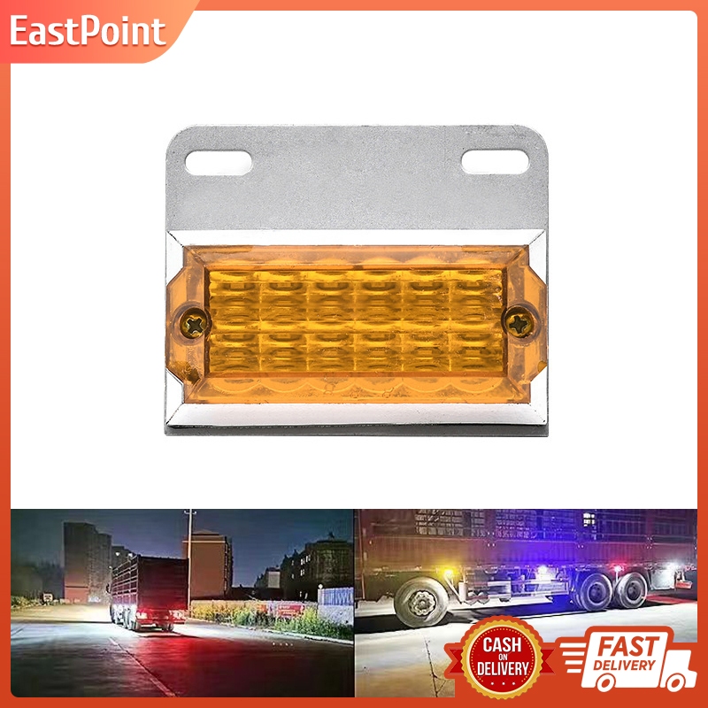 12 LED Electronic Edge Light Truck Semi-Trailer Width Indicator Light ...