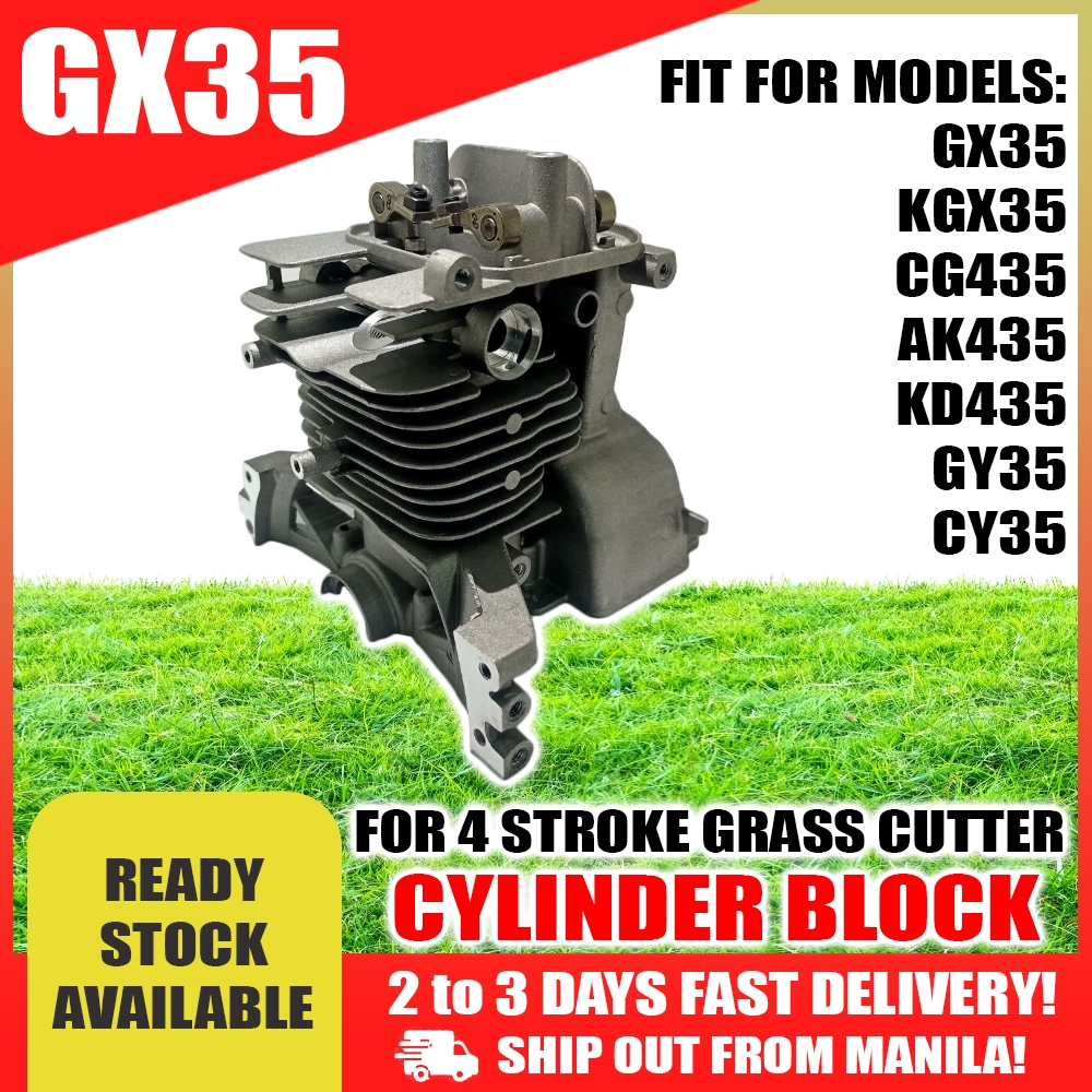 GX35 Cylinder Block for Original Honda GX35, UMK35 4 stroke Grass ...