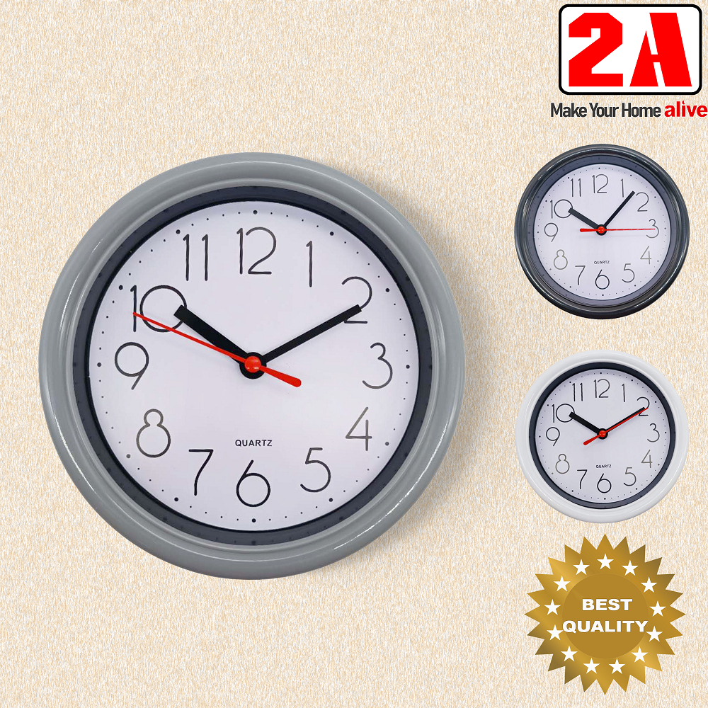 2A Small Elegant 6" Fancy Design Wall Clock for Home Decor (2A140 ...