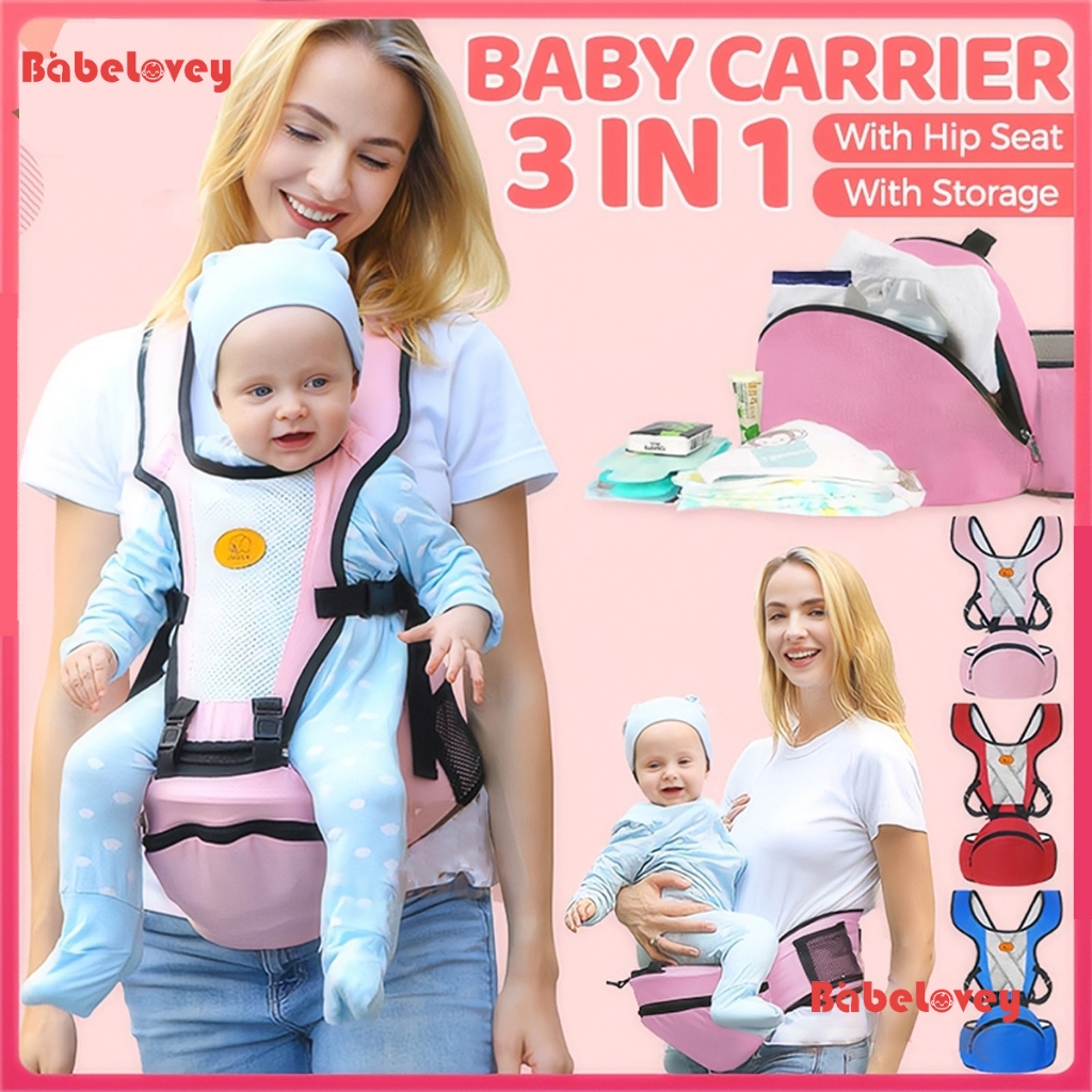 Baby Carrier Sling Belt with Hip Seat Ergonomic Front Facing Wrap ...